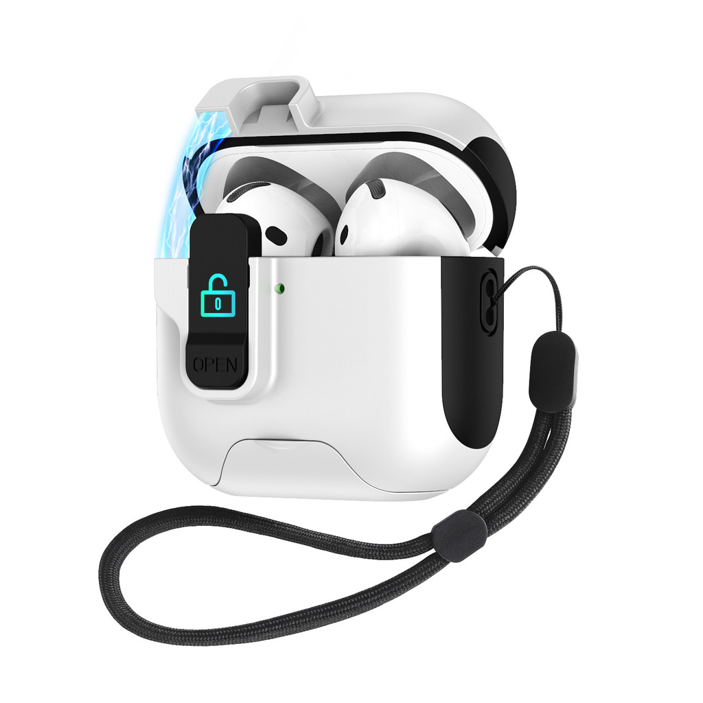 Lenuo Lock Headphone Case For Airpods 4 anc Pro 2 3 1 Pro2 Airpod ...