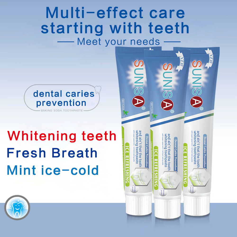 200g SUNISA Ice Refreshing Whitening Toothpaste 200g Dental Caries ...