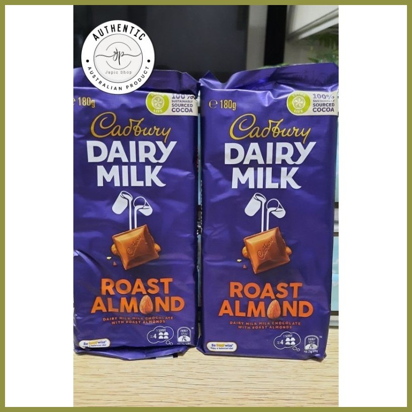 ∇ Cadbury Dairy Milk Roasted Almond 180g | Shopee Philippines