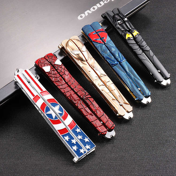 Butterfly Knife Swinging Knife Folding Knife Uncut Toy Comb Knife ...
