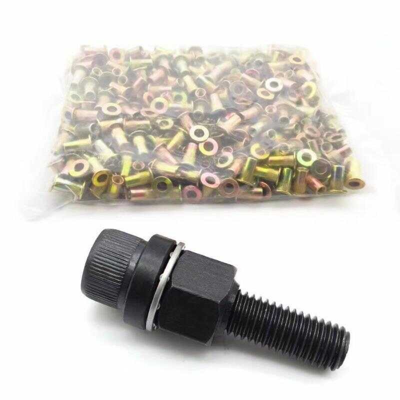 Simple tool for pulling rivet nuts, household car license plate, iron ...