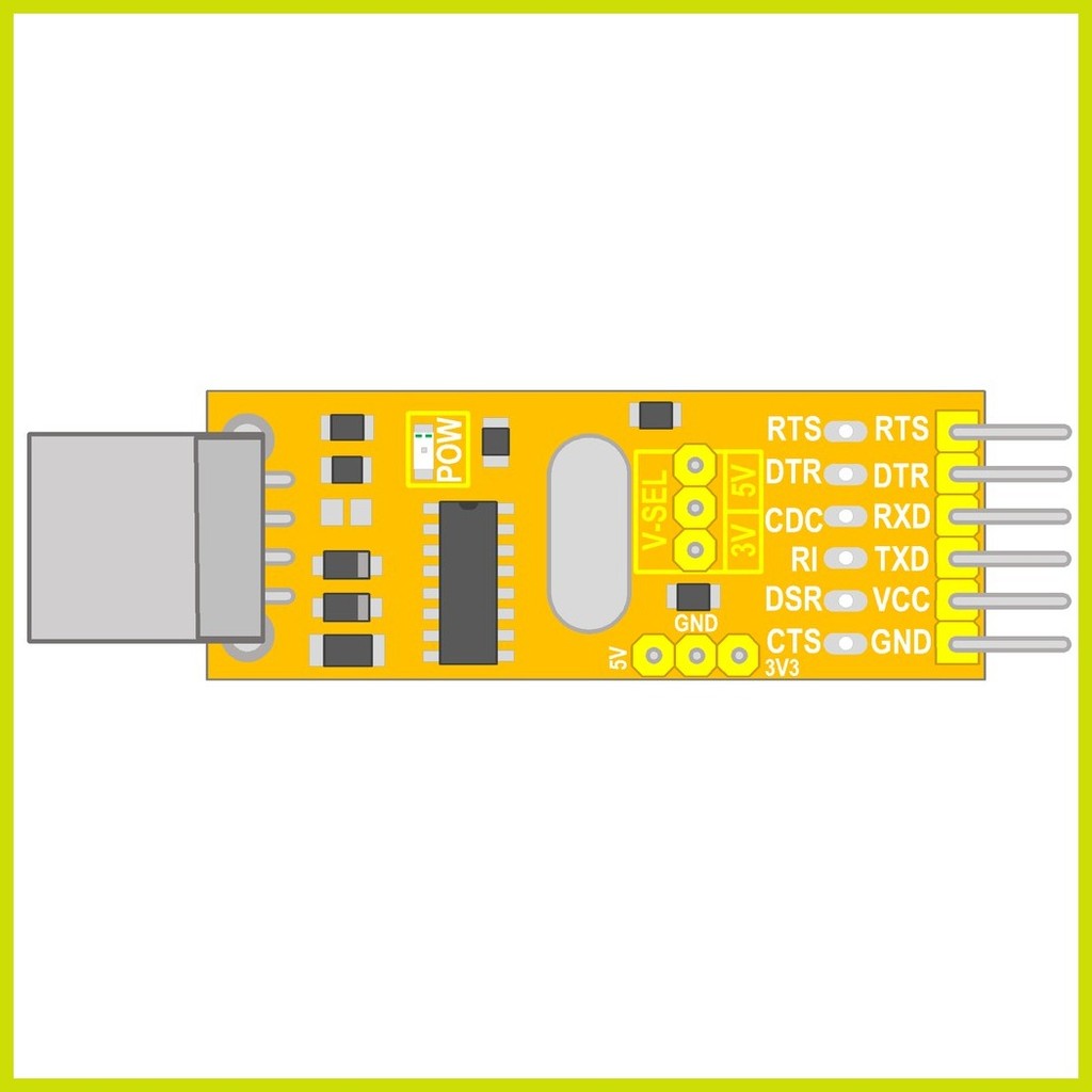 ⚕ ♀ ♻ ① Kimat USB Serial converter module dongle USB to UART CH340 ...