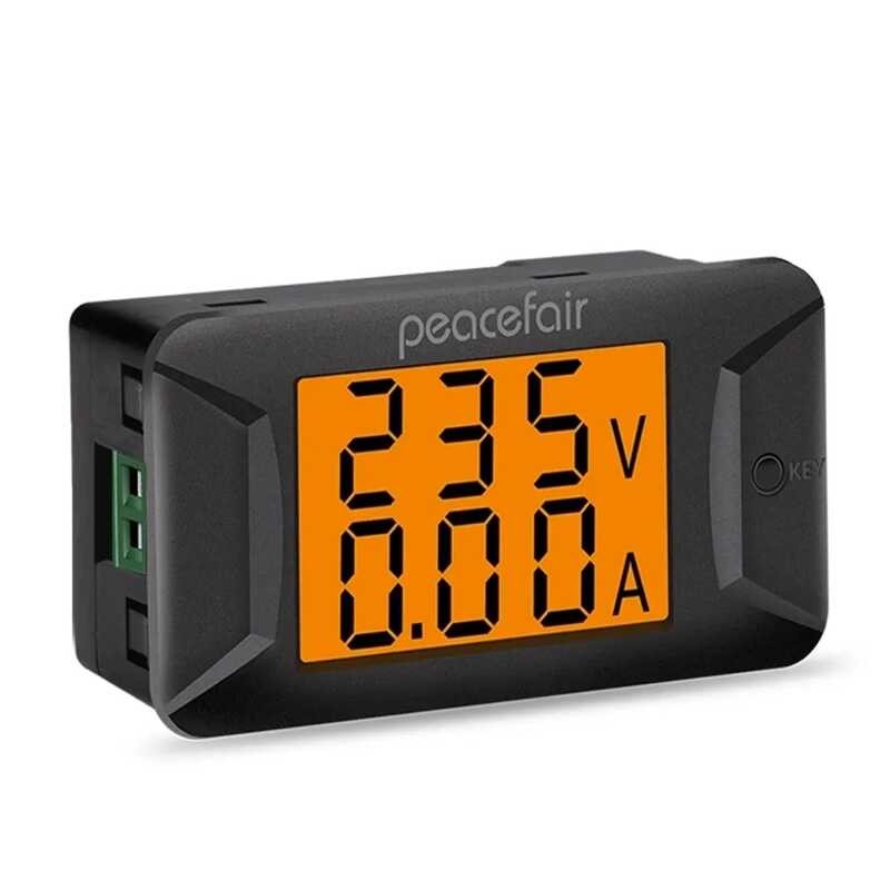 AC 2 40-400V 100A Digital Voltage Current Power Meter Electrical ...