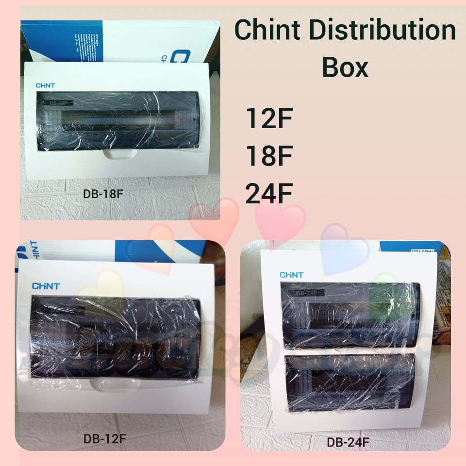 ∇ CHINT DISTRIBUTION BOX PANEL BOARD COMPLETE with BUSBAR, GROUND ...