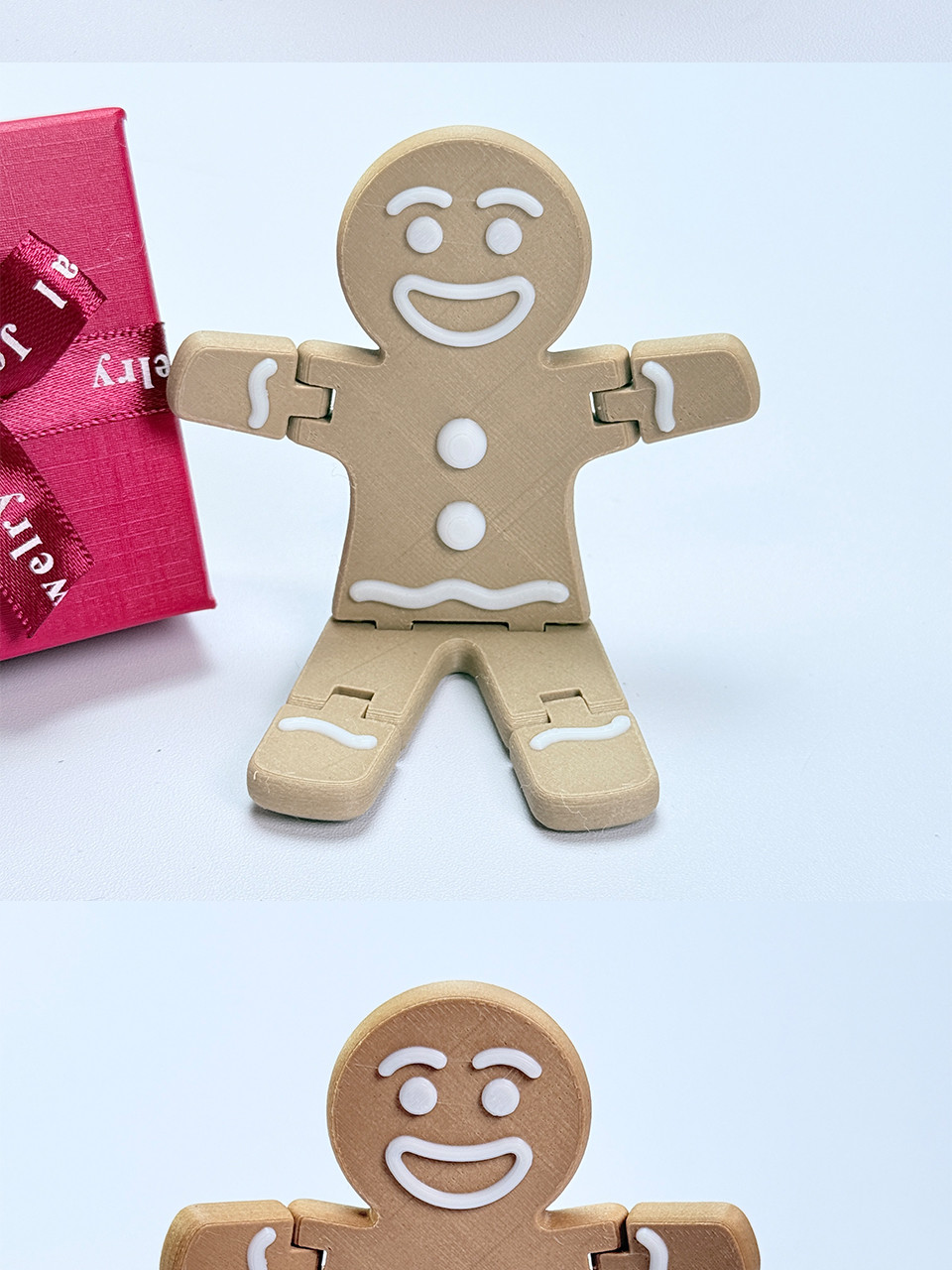Christmas Decoration Gingerbread Man 3D Printing Product Joint Movable ...