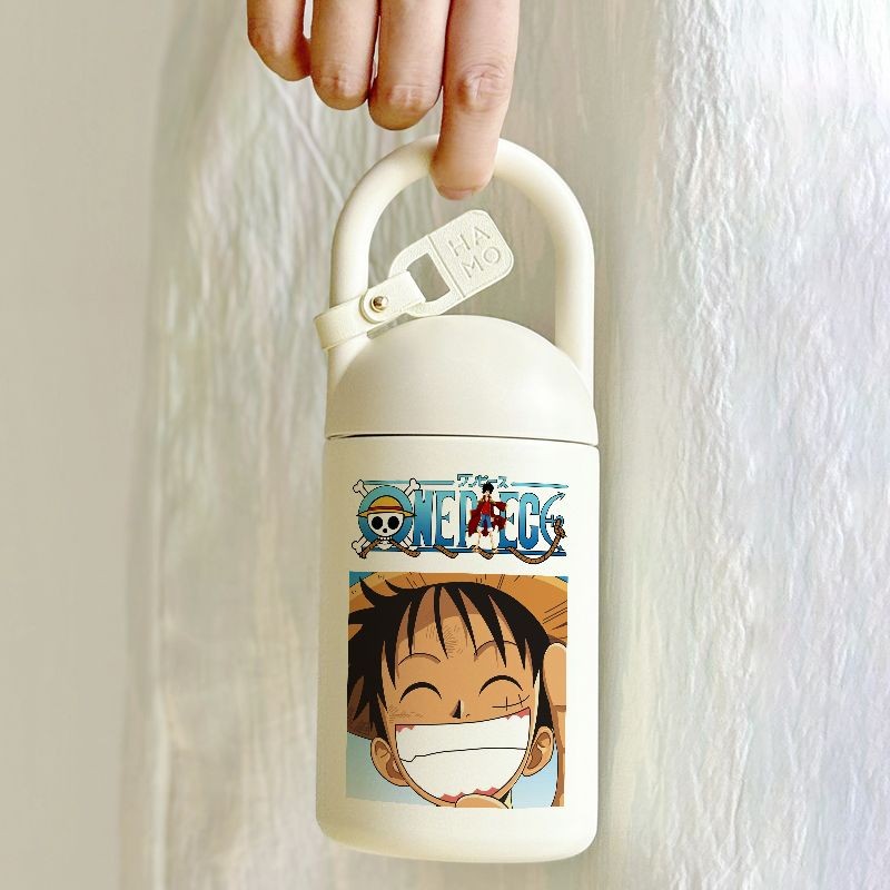 One Piece Lock Thermos Cup Luffy Zoro Portable Water Cup Chopper Ace ...