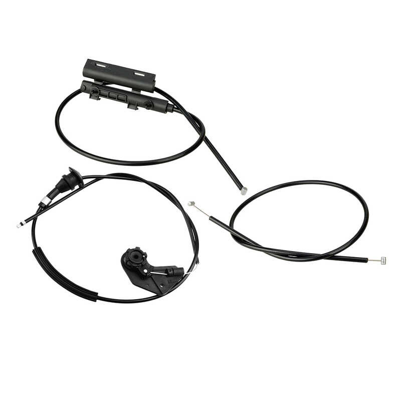 A4e 3Pcs 51238403219 51238408134 Front Engine Hood Release Cable Wire ...
