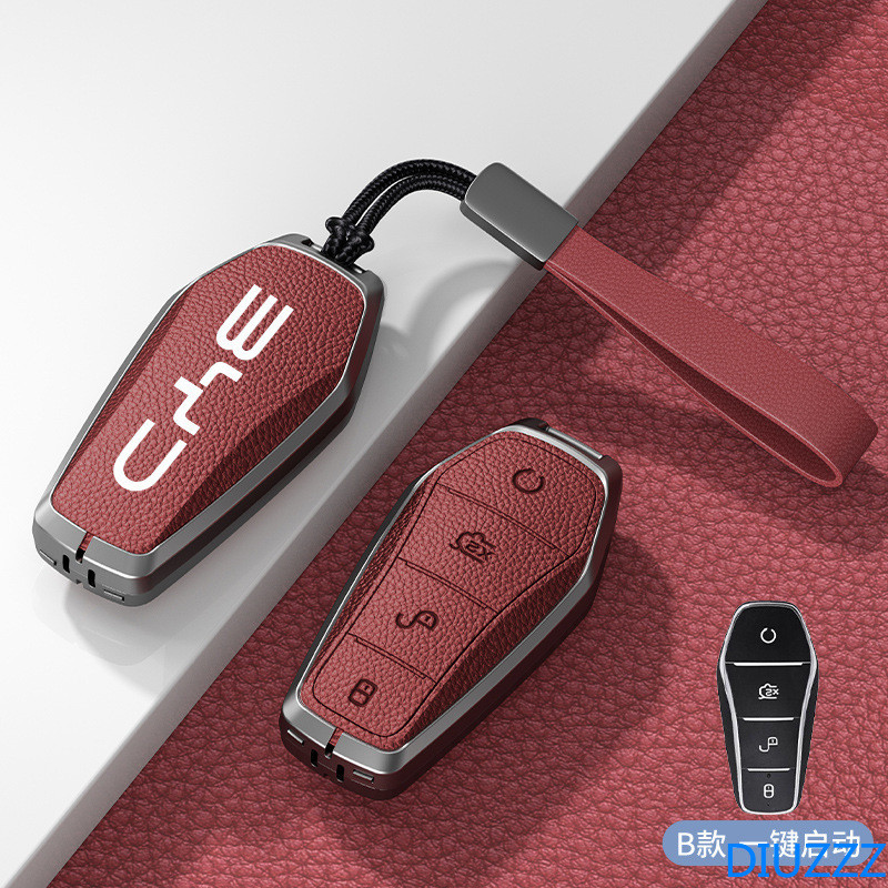 Car Key Case Full Cover Shell Holder Protection For BYD Qin Seal ...