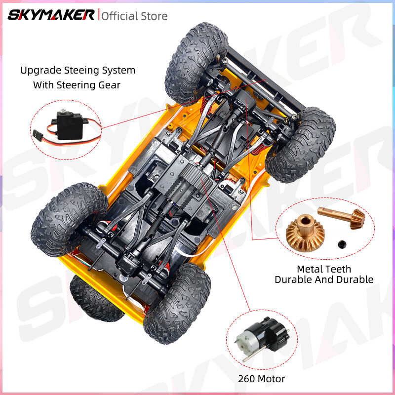 LY 1:12 Scale MN Model RTR Version Car 2.4G 4Wd Mn99s Mn99 RC Rock ...
