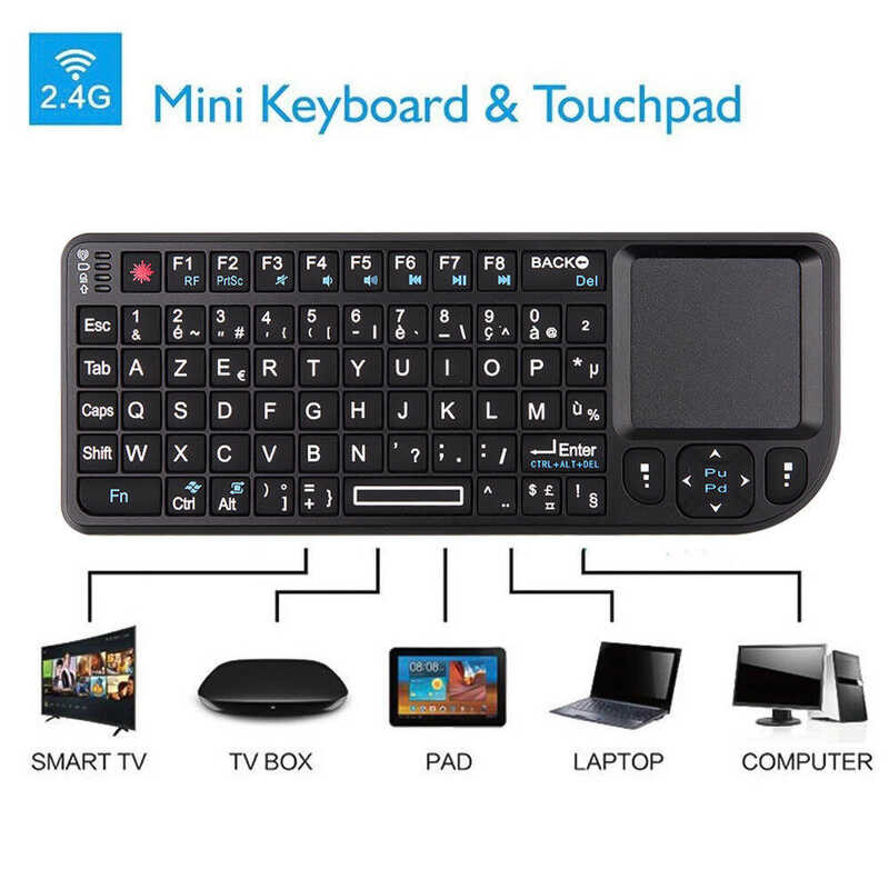 Wireless Keyboard Air E 2.4G RF Handheld Touchpad Para Sa PC Notebook ...