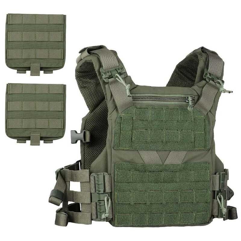 Tactical Outdoor Vest D Nylon K Full Size Plate Carrier Agilite Quick ...