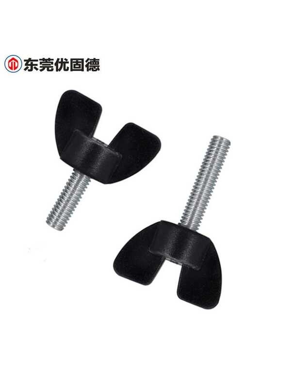 stainless steel 304 butterfly shaped hand twisted rubber head screw ...