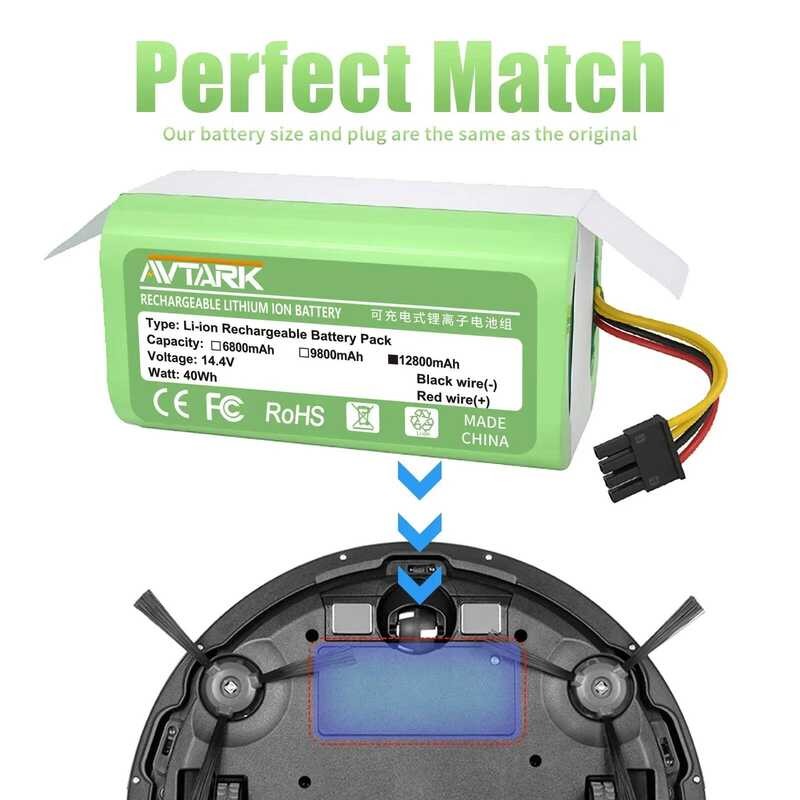 Cecotec For Conga 1290 1390 1490 1590 14.4V 12800Mah 18650 Li-Lon ...
