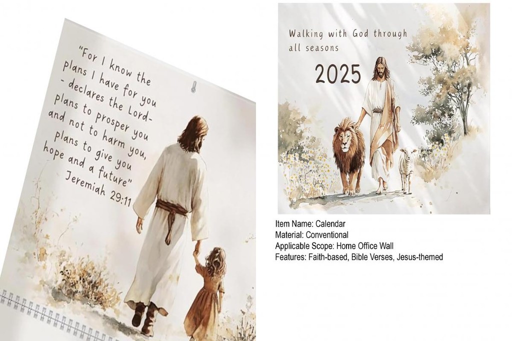 TURT Christian Inspirational Planner Devotional Calendar with Bible ...