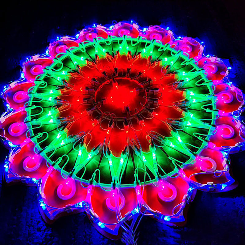 Ligyetor Parol Outdoor Decoration Christmas LED Lights Waterproof Seven ...