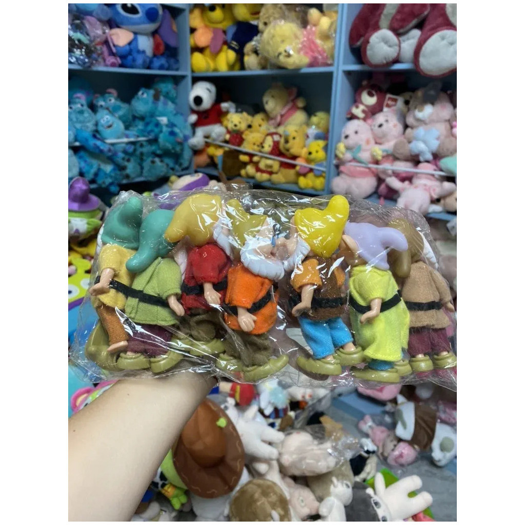 Hot 15Cm 7Pcs Snow White And The Seven Dwarfs Anime Action Figures ...