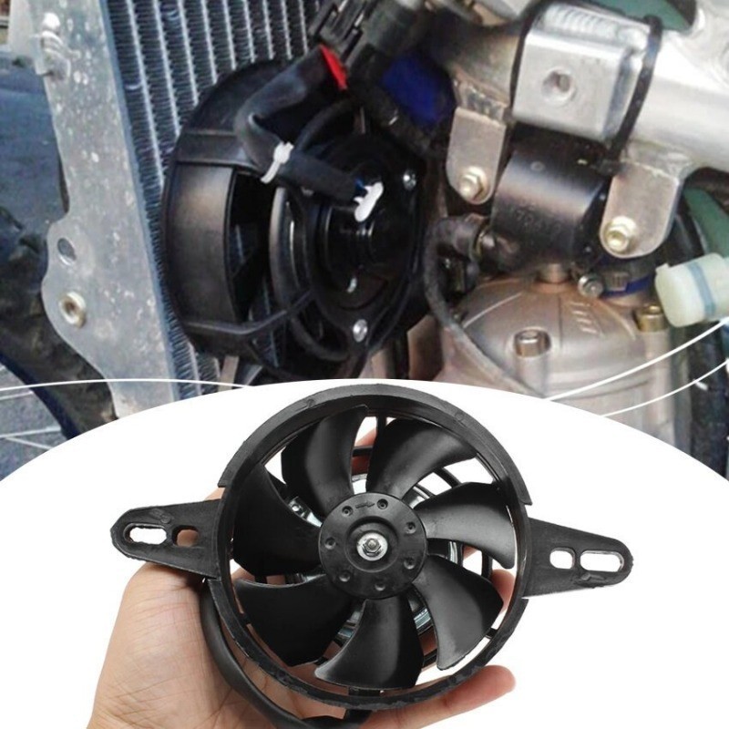 Motorcycle Cooling Fan Motorcycle Radiator Fan Oil Cooler Fan Universal ...