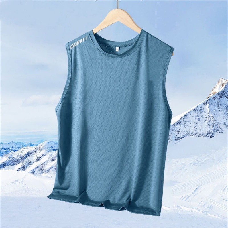 M-5XL Plus Size Mesh Dri-fit Sando for Men Solid Color Gym/Sports ...