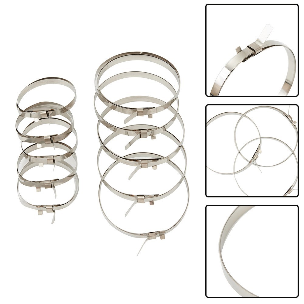 【Good】10 PCS CV Boot Clips Kit Stainless Steel Axle CV Joint Crimp ...