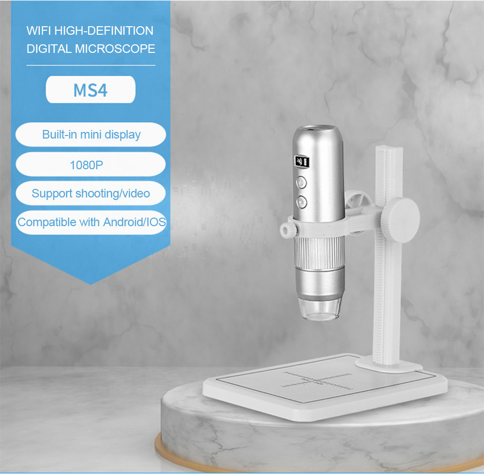 1000X WiFi Microscope Portable Electron Stereo Wireless HD Video ...