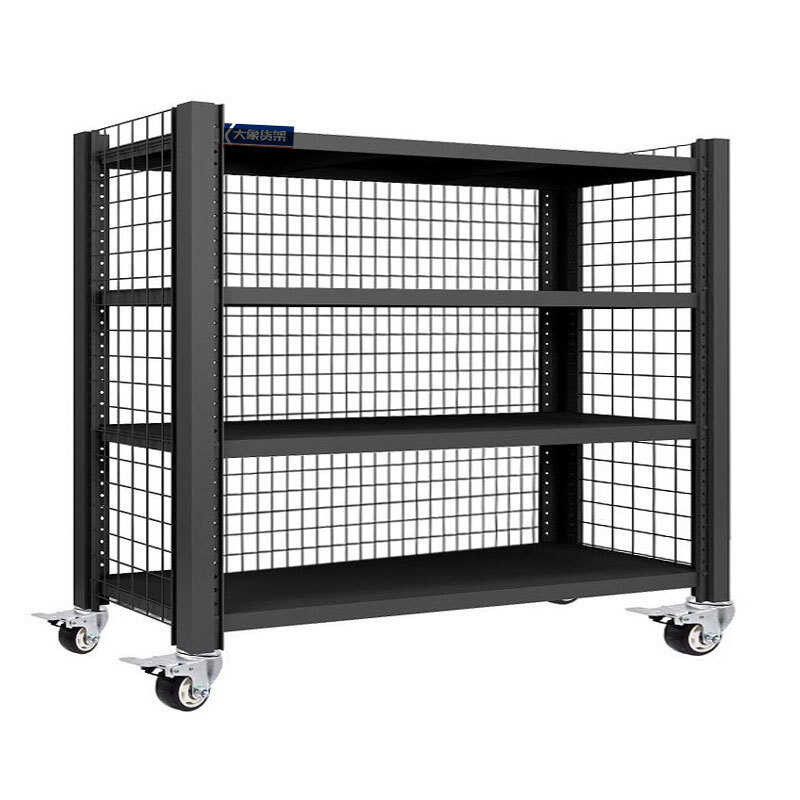 Wheeled movable shelf, storage rack, multi-layer container display rack ...