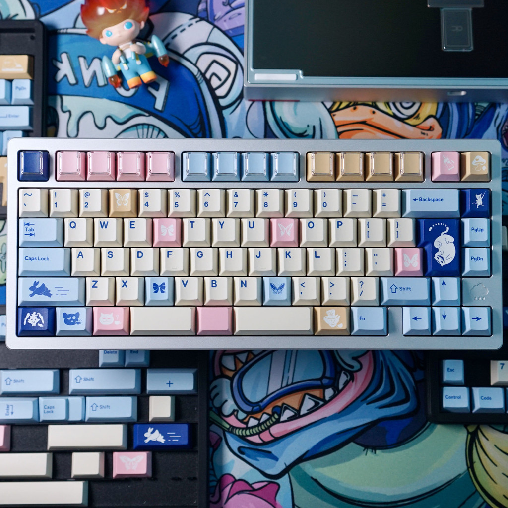Jinxi Alice Alice Theme Keycaps Original Height PBT Five-sided ...