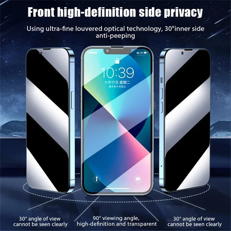 1-2Pcs Anti-Spy Privacy Tempered Glass Infinix HOT 40 Pro 50 50i 40i 30i 12i 10i 10 11 12 30 ...