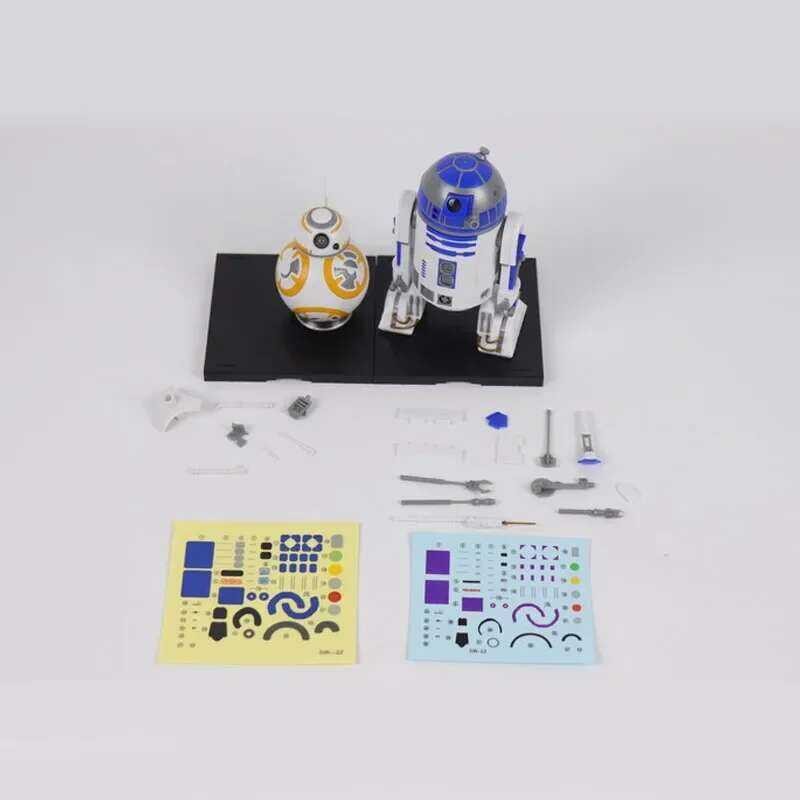 Wars Star Figures R2-D2 BB8 Robot DIY Assembled Model Collectible Toys ...