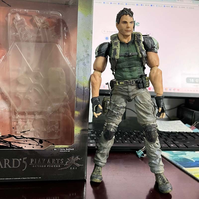 Play Arts Kai Play Arts Kai Biohazard5 Chris Redfield PVC Action Figure ...