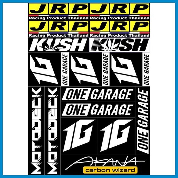 Rasml JRP MOTODECK ONEGARAGE sticker set | Shopee Philippines