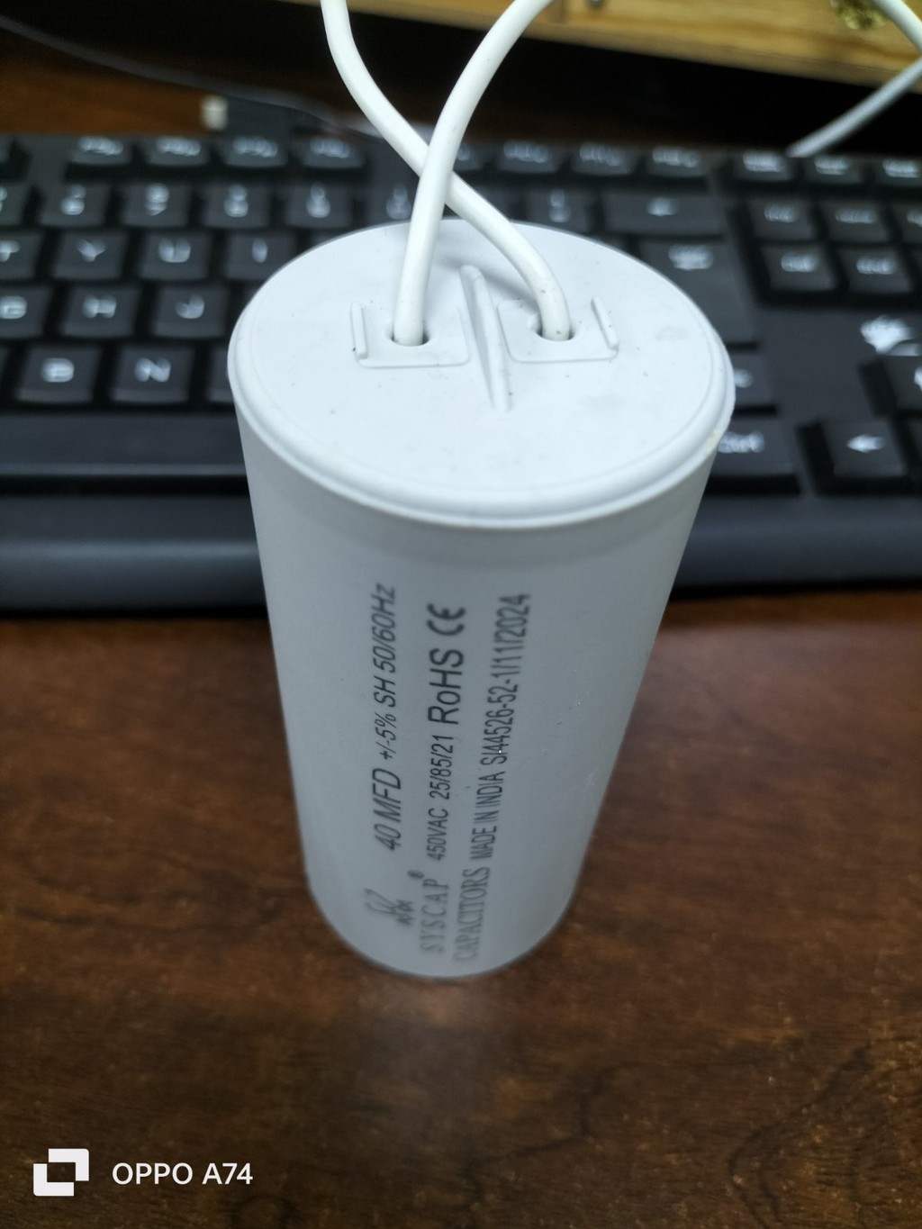Motor Running Capacitor 40MFD 450 VAC, SYSCAP | Shopee Philippines