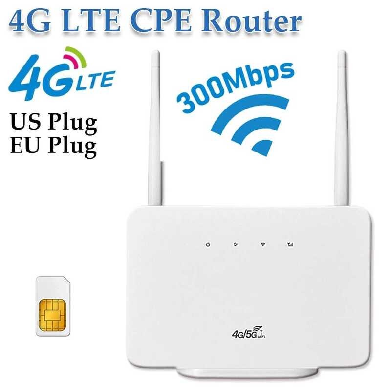 LTE CPE 300Mbps 4G Router Wireless Modem External Antenna Na May Sim ...