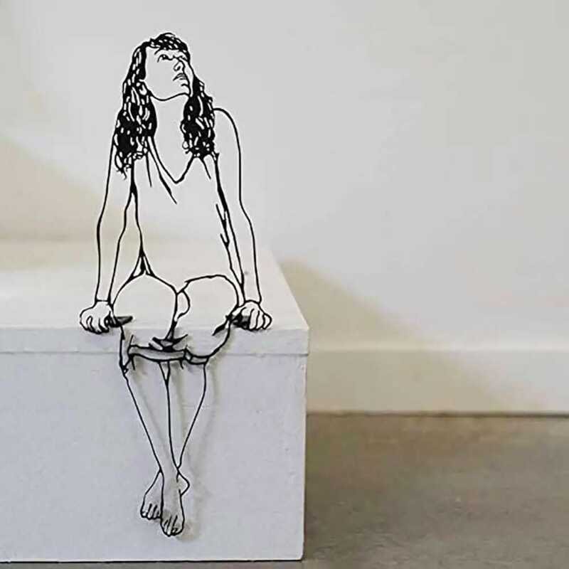 Durable Engraving Figure Sculpture Wrought Iron Vivid Metal Figurines ...