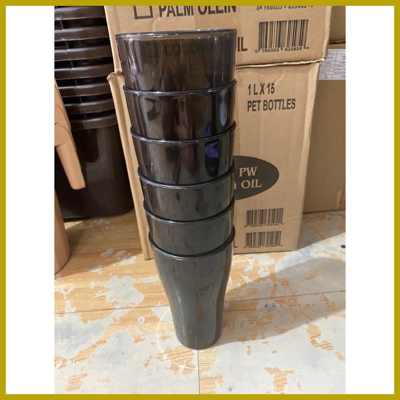¤ 6 pcs acrylic clear glass ( coke style) | Shopee Philippines