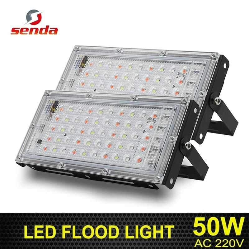 SENDA 50W/100W LED UV Grow Light Full Spectrum Plant Lights DC 220V LED ...