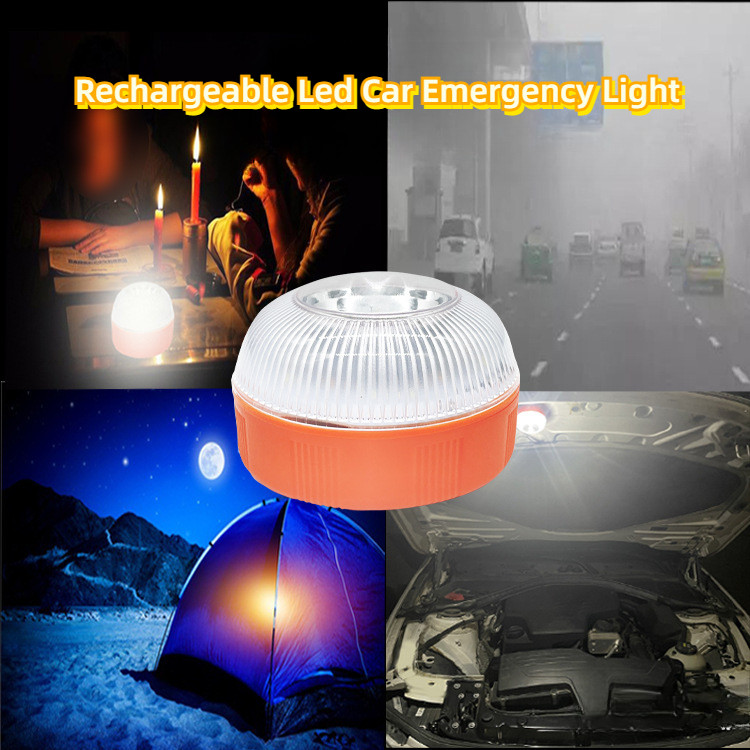 Car Emergency Light Magnetic Base Roadside Traffic Safety Warning Light ...