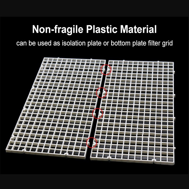 Fish Tank Isolation Board Bottom Divider Aquarium Grid Divider black ...
