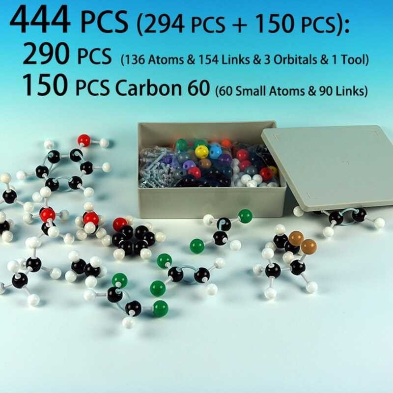 Pcs 444 Model Kit Inorganic And Organic Chemistry Scientific Molecular ...