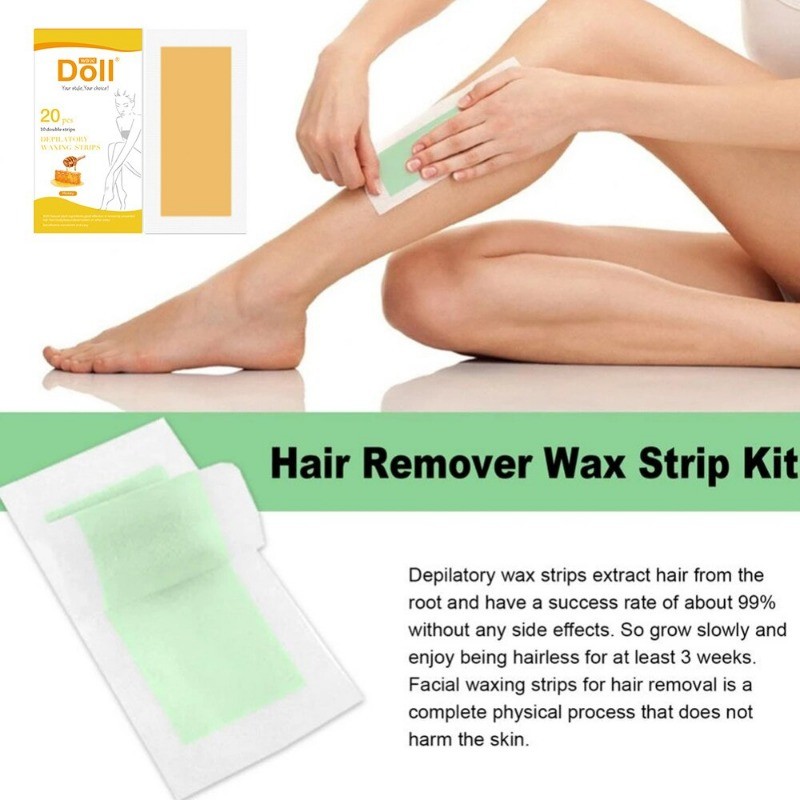 【Buy 1 Take 1】 Box Hair Removal Wax Strips Papers Body Calf Underarm ...