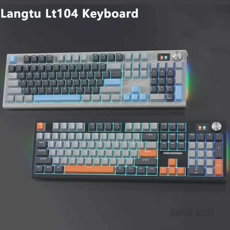 Lt104 LANGTU Nical Keyboard Tri Mode Smart Screen RGB Hotswap ...
