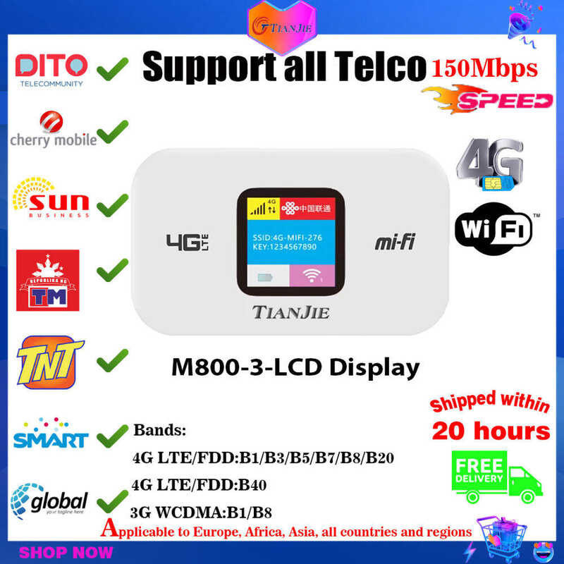 Wifi Router 4G Sim Card Outdoor Wireless Mini Modem Fdd/Tdd Signal ...