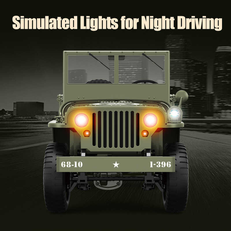 LY JRC C8815 Rc Car 1941 JEEP WILLYS 2.4G 4Wd RTR Crawler Climbing ...