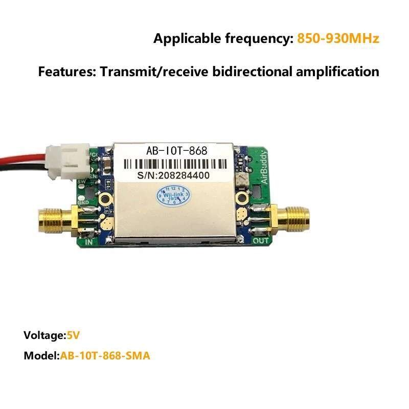Module Ab Iot868 Sma 868 915mhz Bidirectional Amplifier 863 870m902 928m Iot Rfid Signal