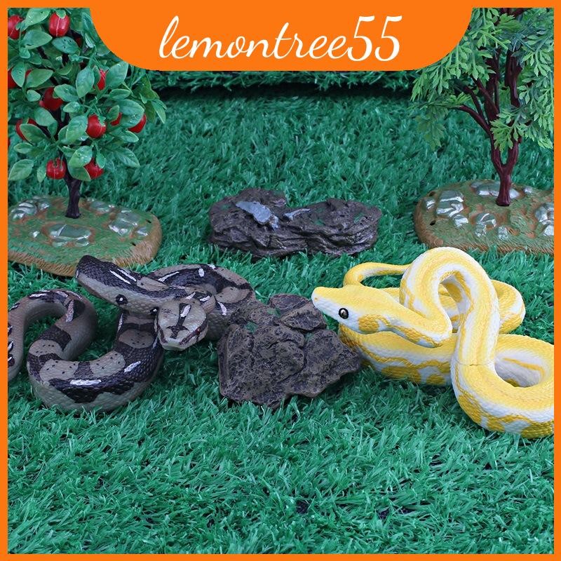 Unique Python Plastic Snake Decoration Realistic Animal Model Spaces ...