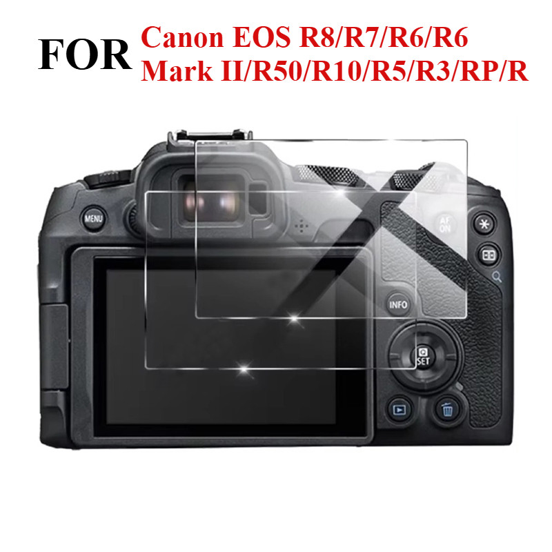 2PCS Tempered Glass Screen Protecto for Canon EOS R10 R8 R7 R6 Mark II ...