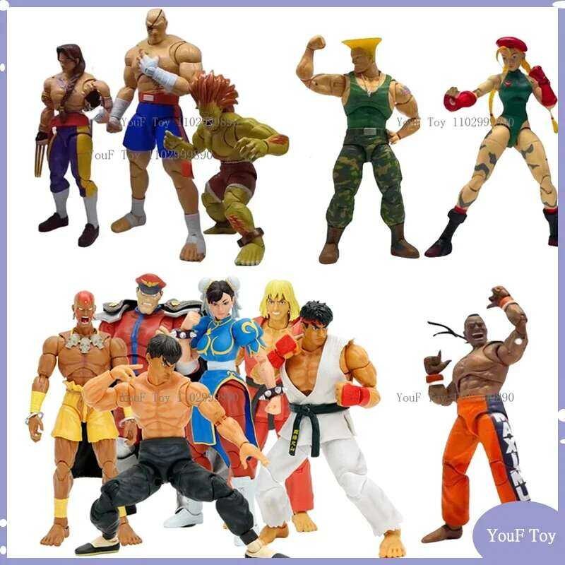 Jada Toys Ryu Chunli Dhalsim Bison Ken Cammy Guile Dee Jay Blanka Sagat ...