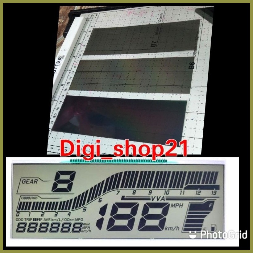 ☢ Yamaha R15 V3,MT15 polarizer film for sunburn display and inverted ...