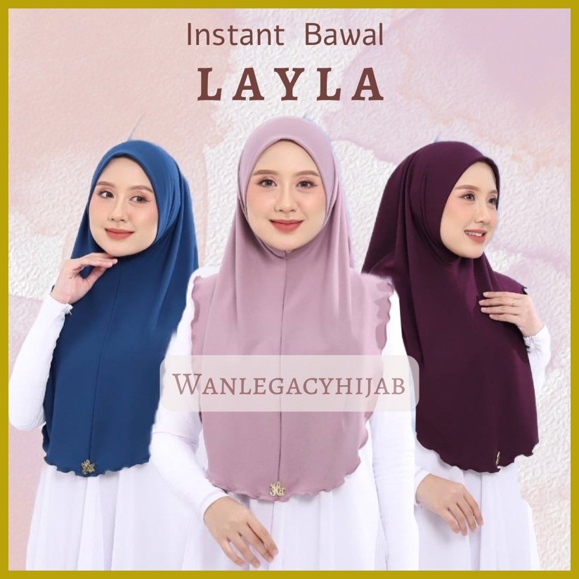 ♨ ♞ Instant Layla Bawal Sarong Hijab (folding awning) | Shopee Philippines