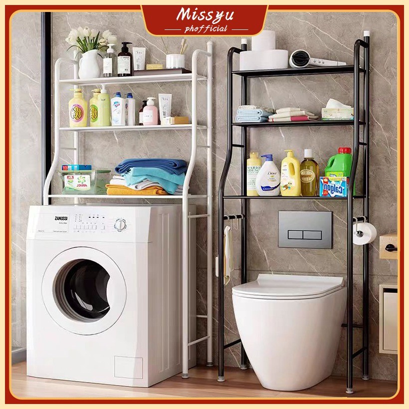 3 Tier Bathroom Shelves Rack Stainless Steel Toilet Cabinet Shelf ...