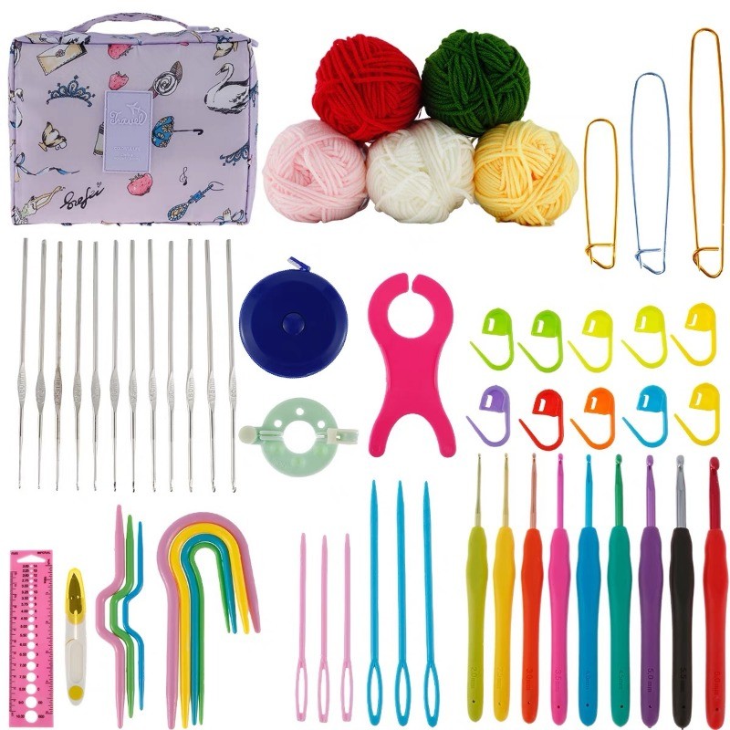 【cod】Beginner Crochet Kit For Adults Knitting Starter Kit Adults And ...
